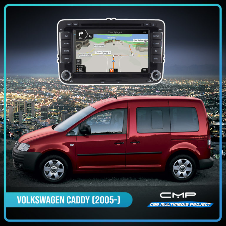 VOLKSWAGEN CADDY (2005-) 7" multimédia - CMP