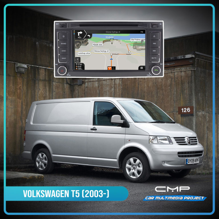 VOLKSWAGEN T5 (2003-) 7" multimédia - CMP