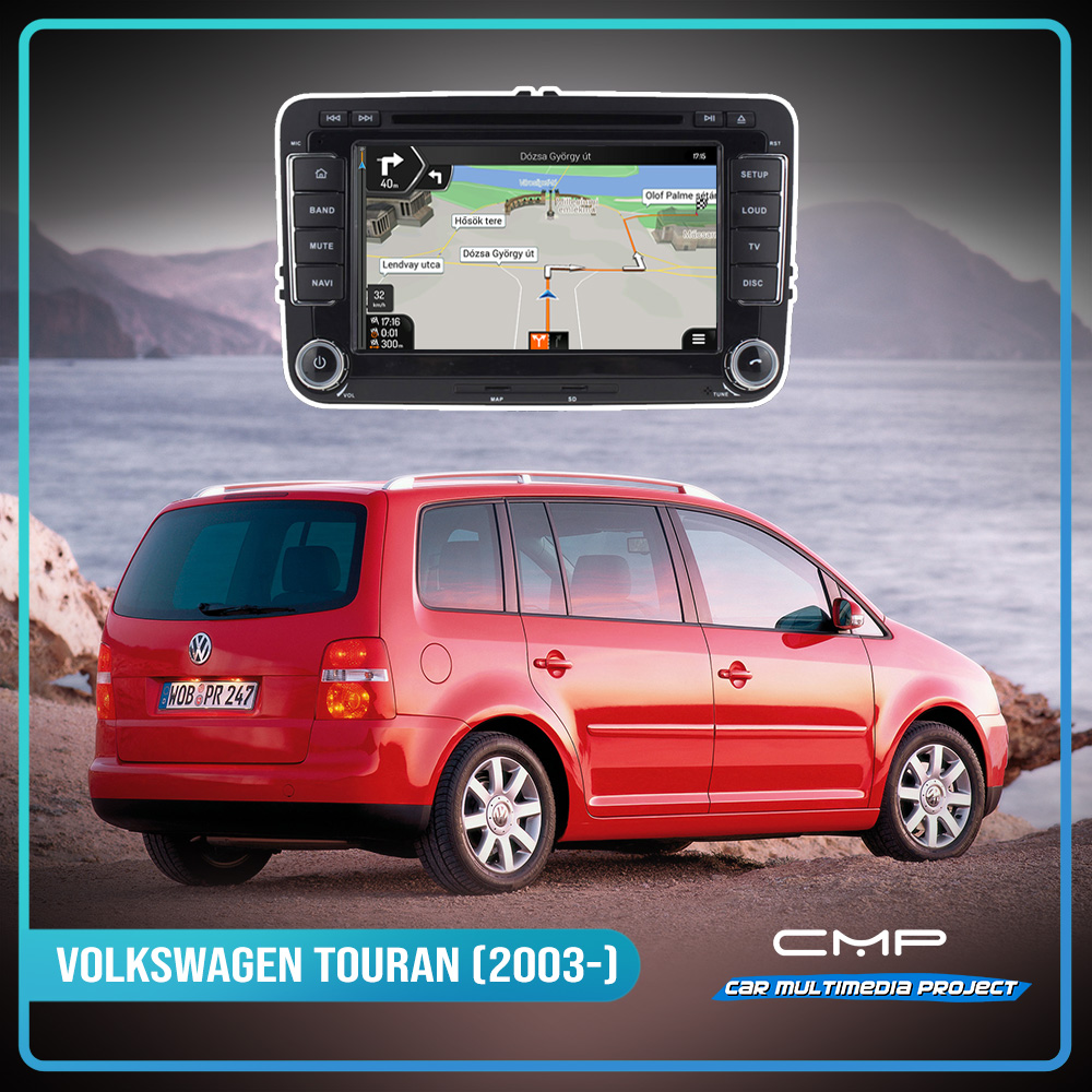 VOLKSWAGEN T5 (2003-) 7" multimédia - CMP